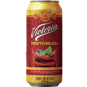 Cerveza Victoria Vickychelada lata 473 ml - oxxofit